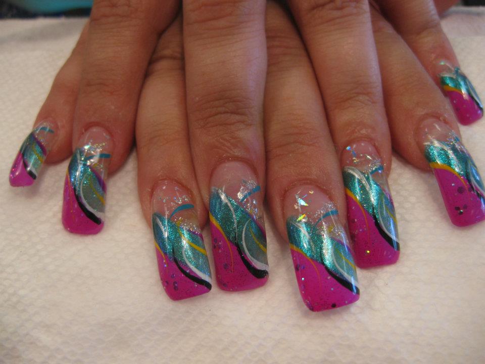 Birthday Celebration Nail Art Designs By Top Nails Clarksville Tn