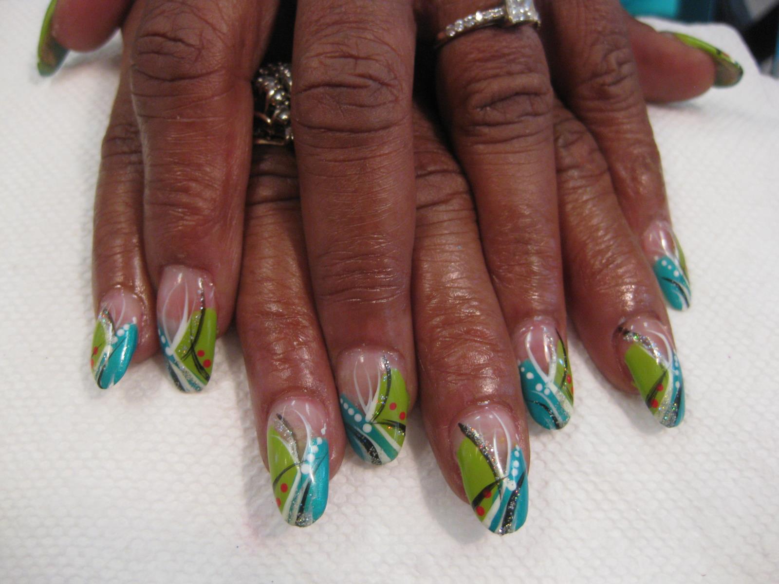 Ocean View, nail art designs by Top Nails, Clarksville TN. | Top Nails